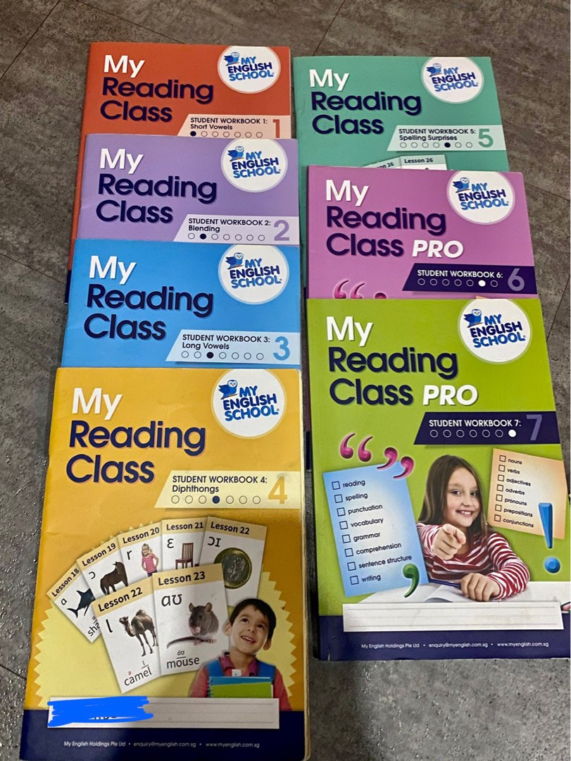 My English school Book 1-7, Hobbies & Toys, Books & Magazines ...