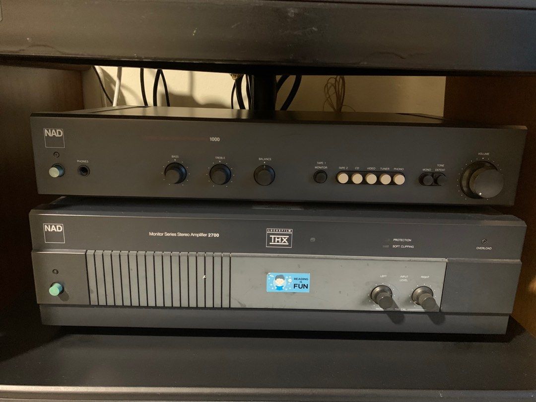 NAD Amplifier 2700 and Pre Amplifier 1000, Audio, Soundbars, Speakers ...