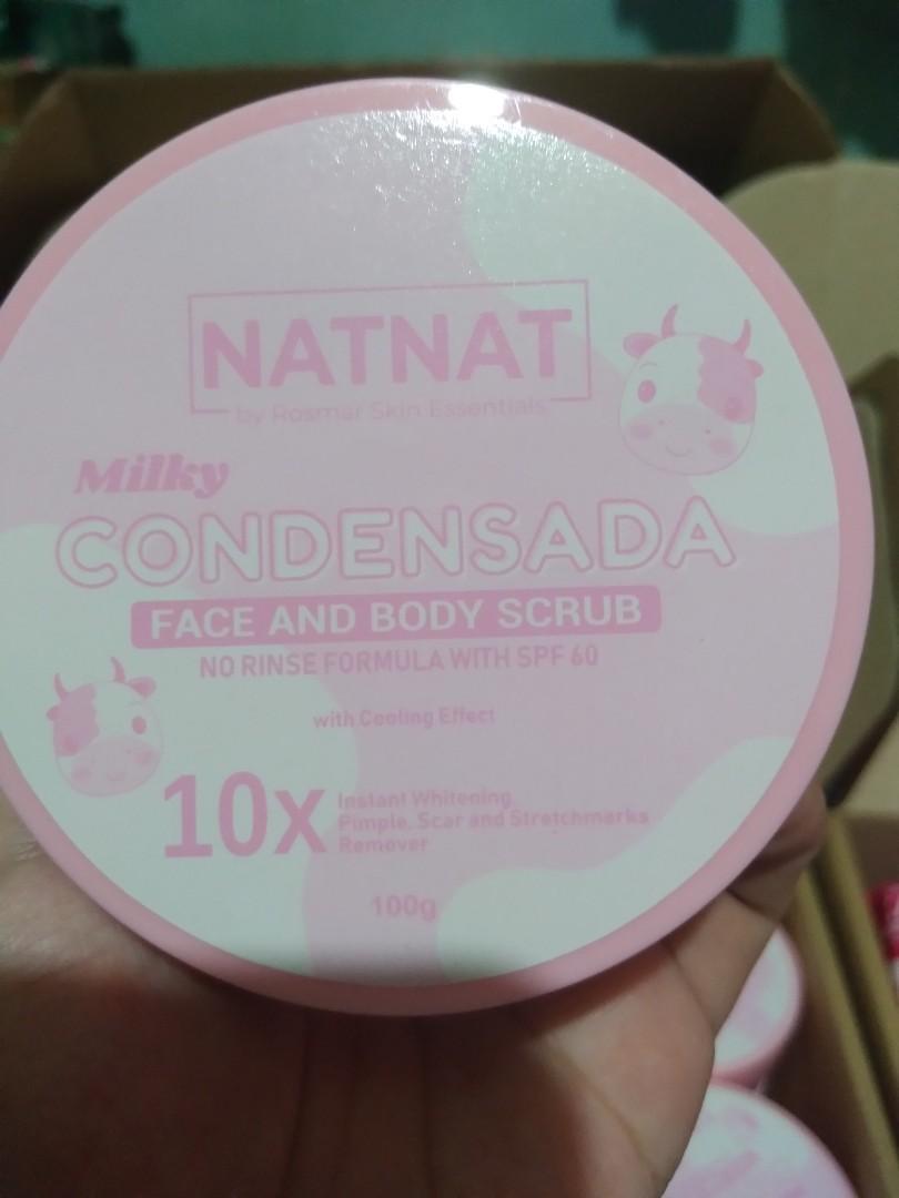 NATNAT Milky Condensada Face & Body Scrub, Beauty & Personal Care, Face ...