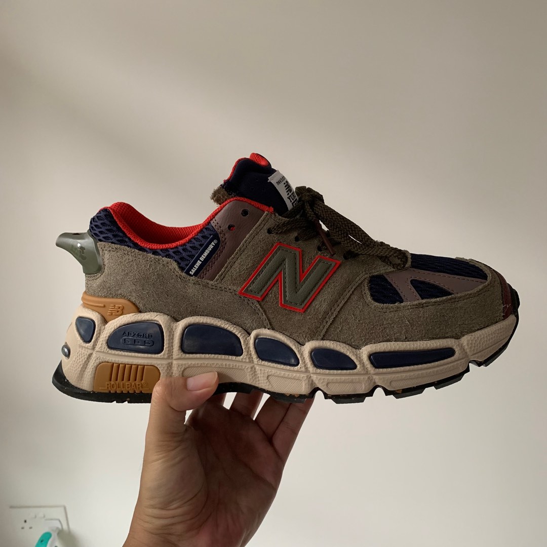 New balance 574 x Salehe bumbery York green, Men's Fashion, Footwear ...