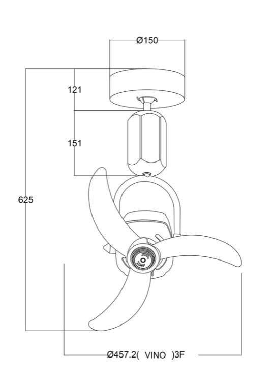 NEW Fanco Dono Vino Nano Wall/Corner fan, Furniture & Home Living ...