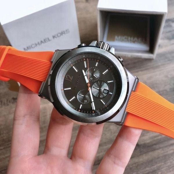 NEW Michael Kors Oversized Dylan Silicone Mens Watch (MK8296), Luxury ...