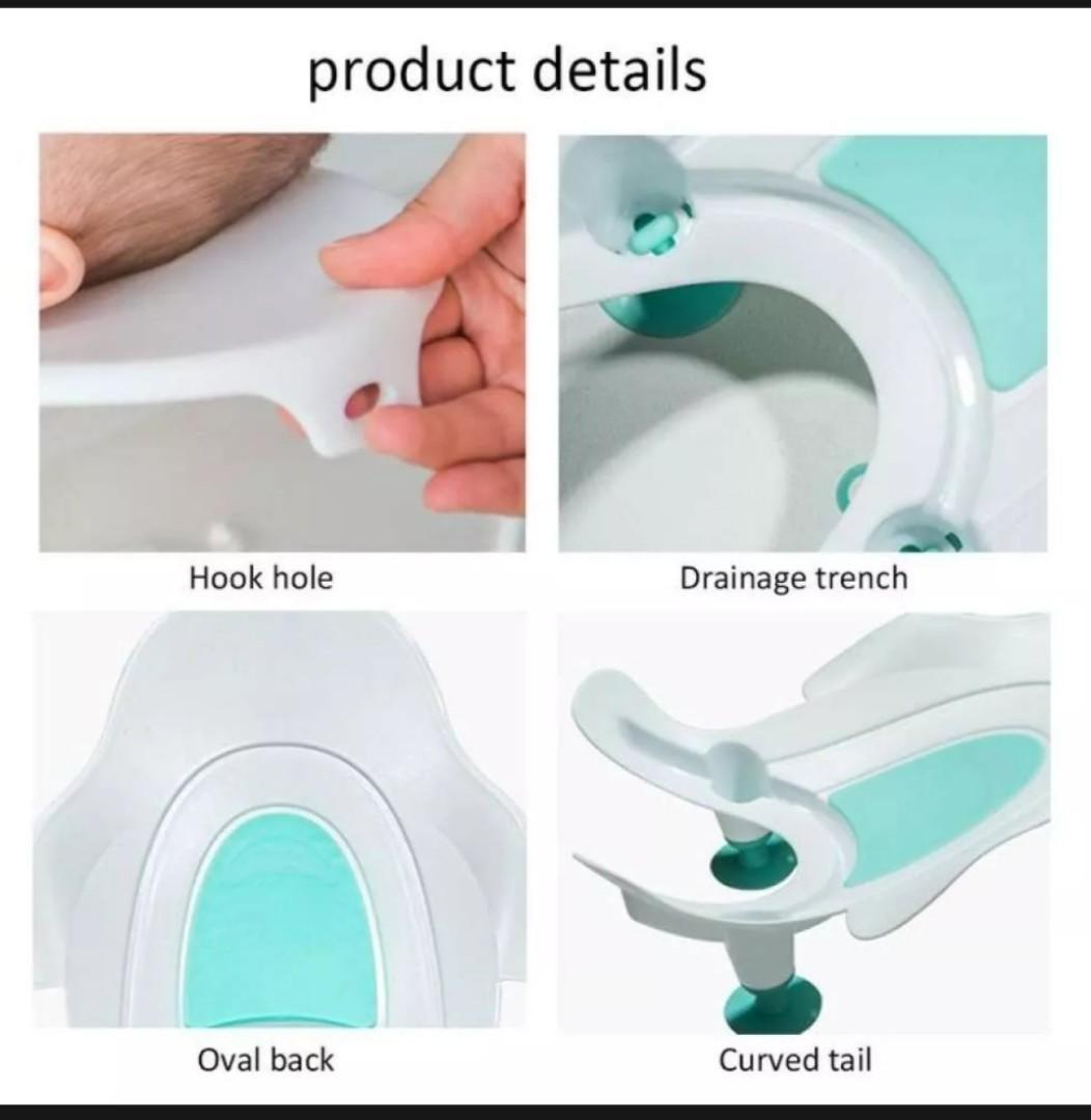 Newborn Baby butt washing / sink washing seat back support, Babies ...