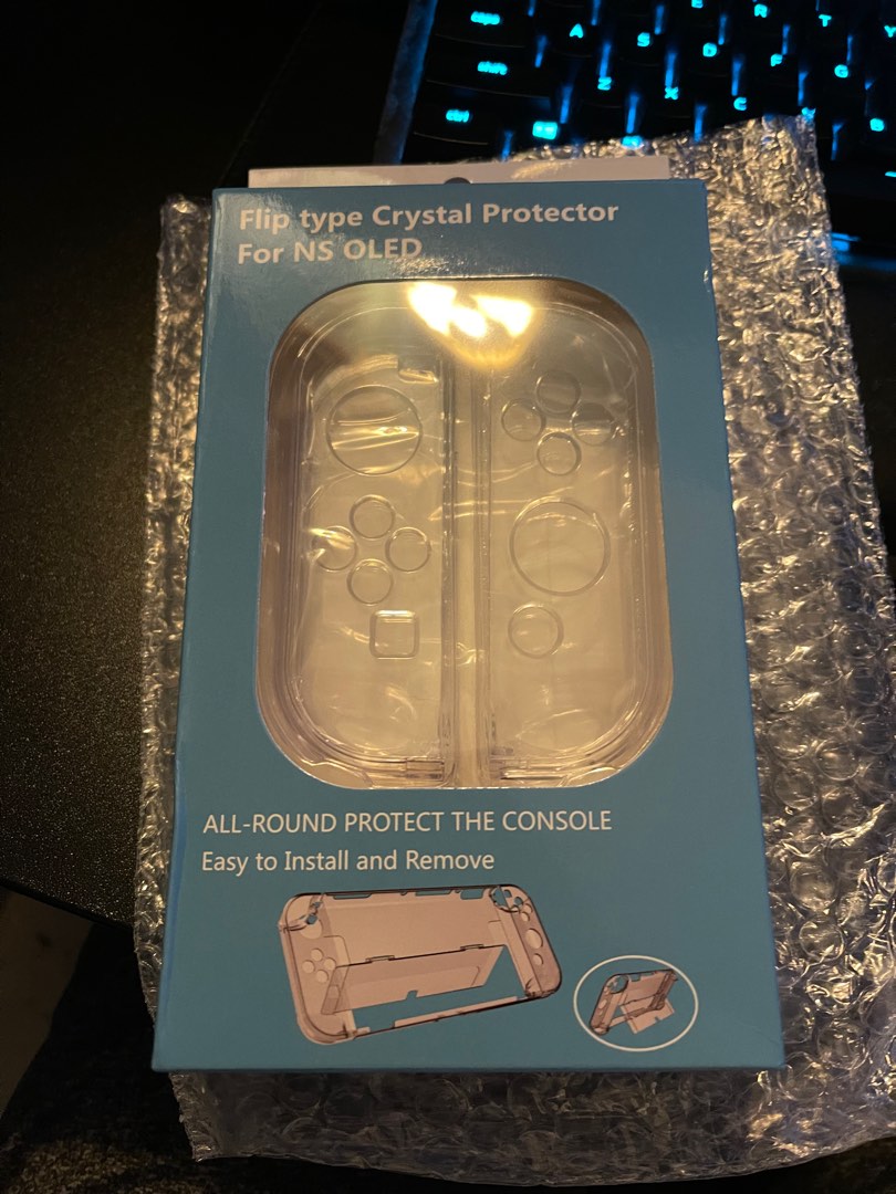 NINTENDO SWITCH OLED CLEAR COVER (DOCKABLE), Video Gaming, Gaming ...