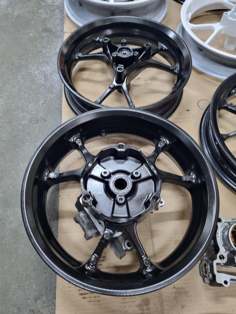 NMAX V2 Metallic Black Rims, Motorcycles, Motorcycle Accessories on ...