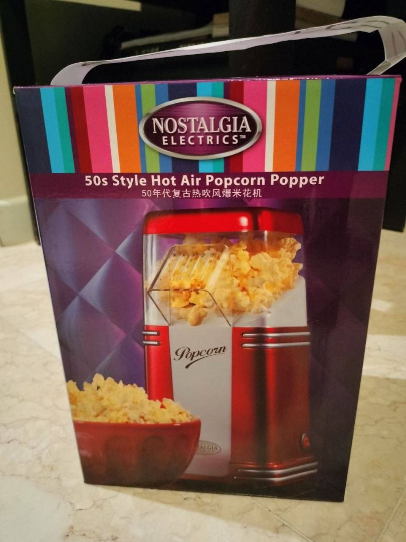 Nostalgia 50's style hot air popcorn popper, Furniture & Home Living ...