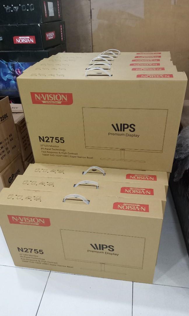 Nvision N2755 27' IPS frameless led wide monitor, Computers & Tech, Parts & Accessories, Monitor ...