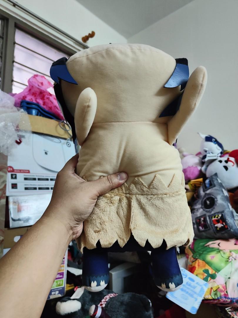 Official Kimetsu No Yaiba Demon Slayer Hashibira Inosuke Jumbo Plush ...