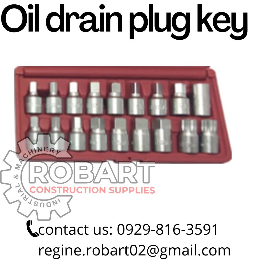 Oil drain plug key, Commercial & Industrial, Construction Tools ...