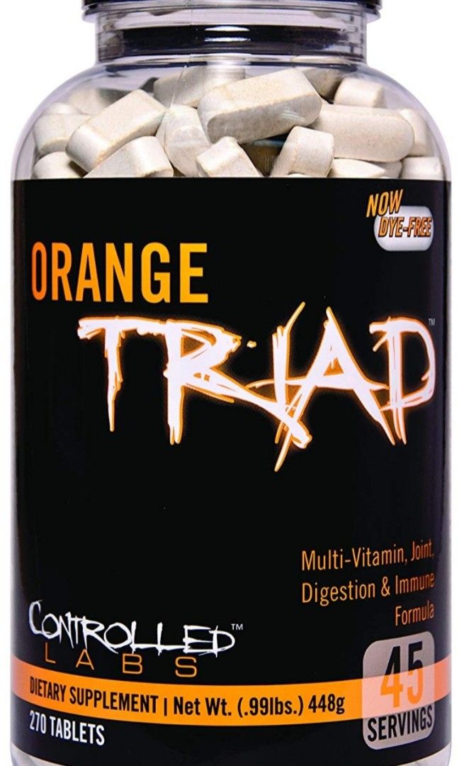 Orange Triad Multi Vitamins, Health & Nutrition, Health Supplements ...