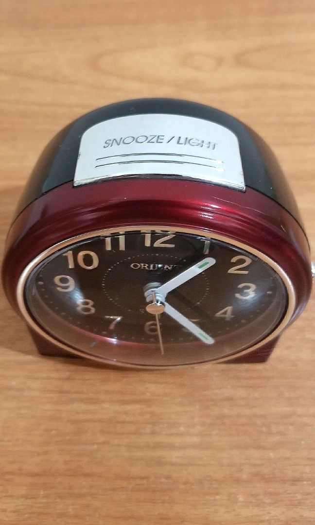 ORIENT TABLE CLOCK, Furniture & Home Living, Home Decor, Clocks on ...