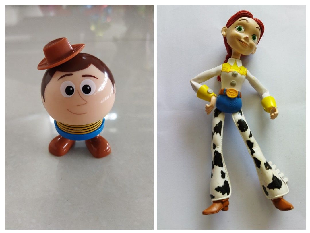 Original Disney Pixar Toy Story Sheriff Woody Spring Slinky Jessie ...