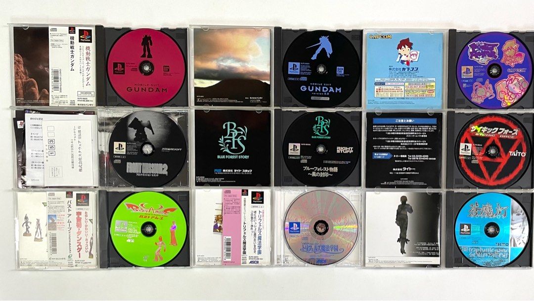 Original PlayStation games (Japan) PS1, Video Gaming, Video Games ...