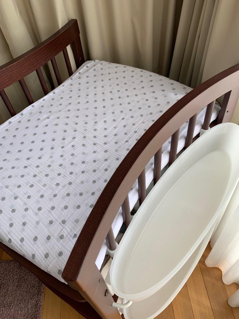 Original Stokke Care change table (walnut), Babies & Kids, Bathing ...