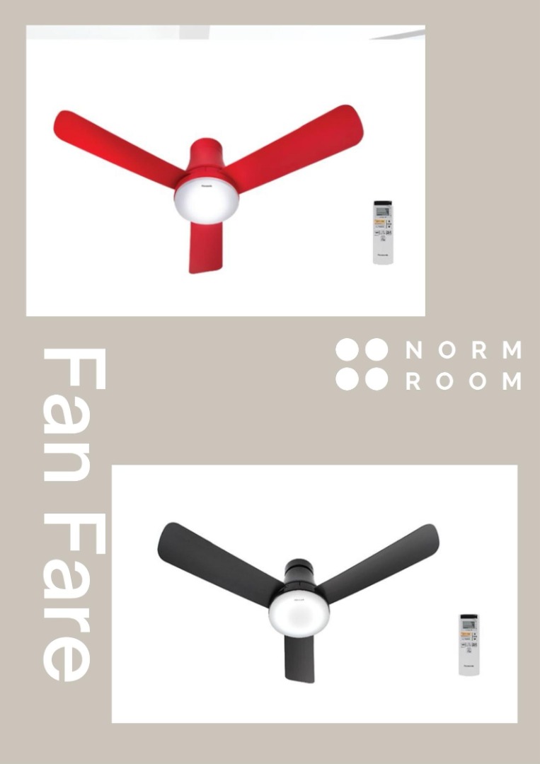 Panasonic 3 Blades Ceiling Fan With Light | Include Basic Installation ...