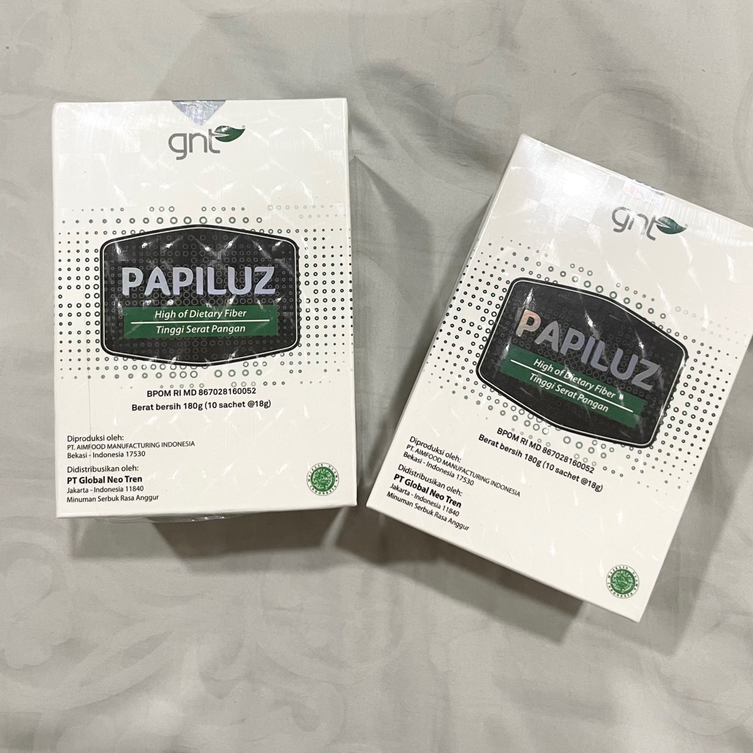 Papiluz Gnt fiber drink, Makanan & Minuman, Minuman Tidak Beralkohol di ...