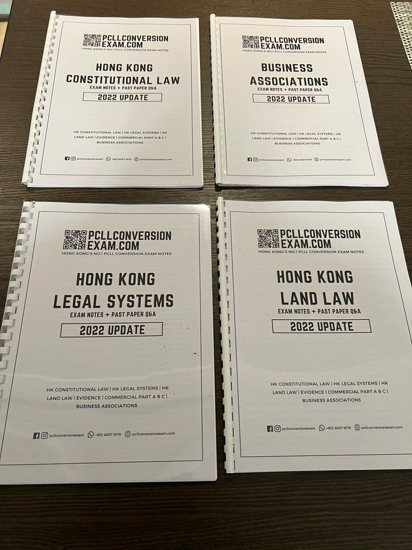 PCLL Conversion Exam Notes 2022 LLB, 興趣及遊戲, 書本 & 文具, 教科書 - Carousell