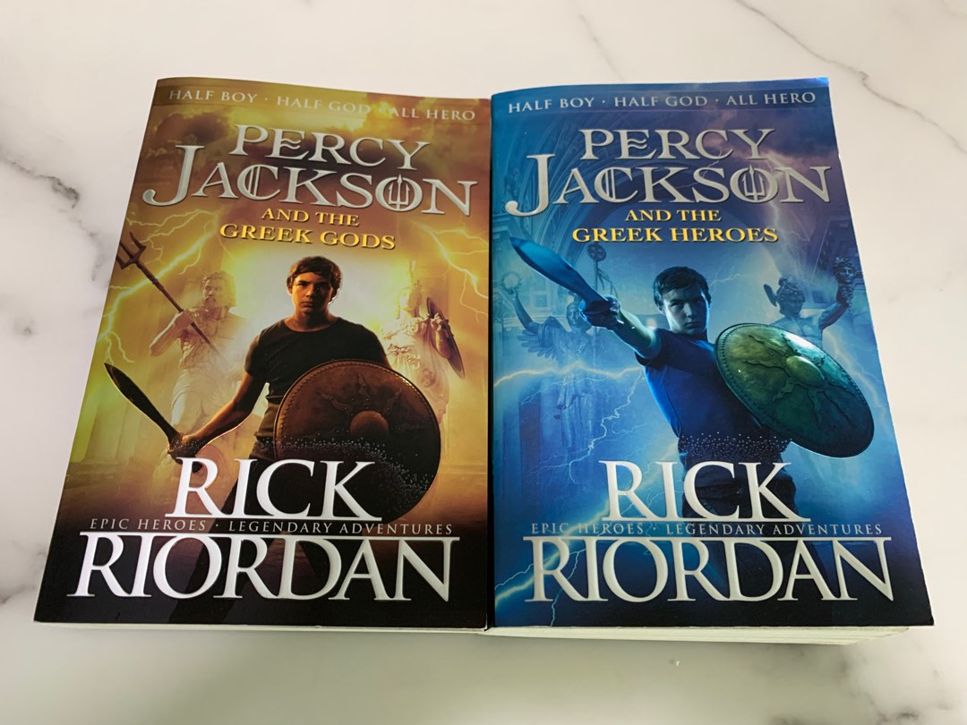 Percy Jackson and the Greek gods and the Greek heroes, Rick Riordan ...
