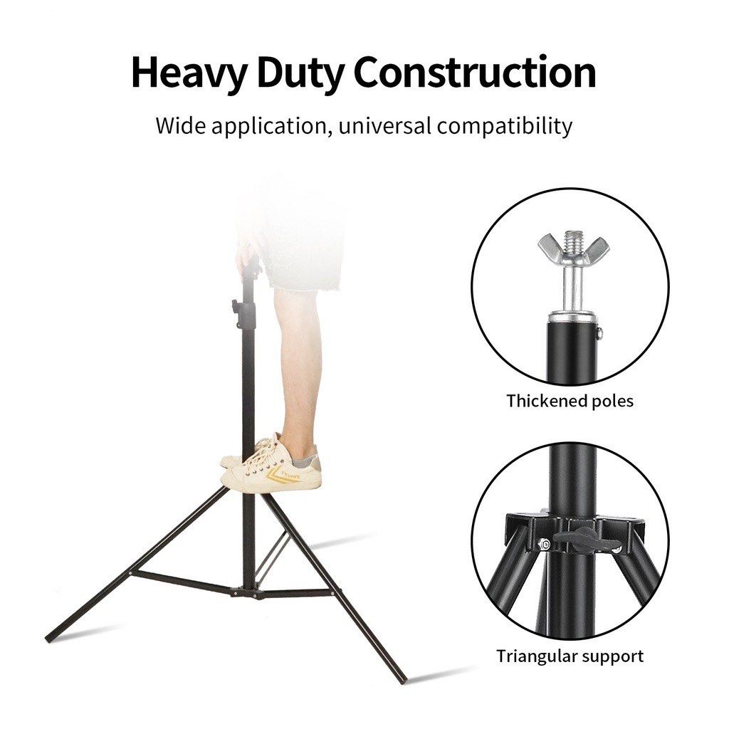 Photo Backdrop Stand Support System Stand Kit Heavy Duty Background ...