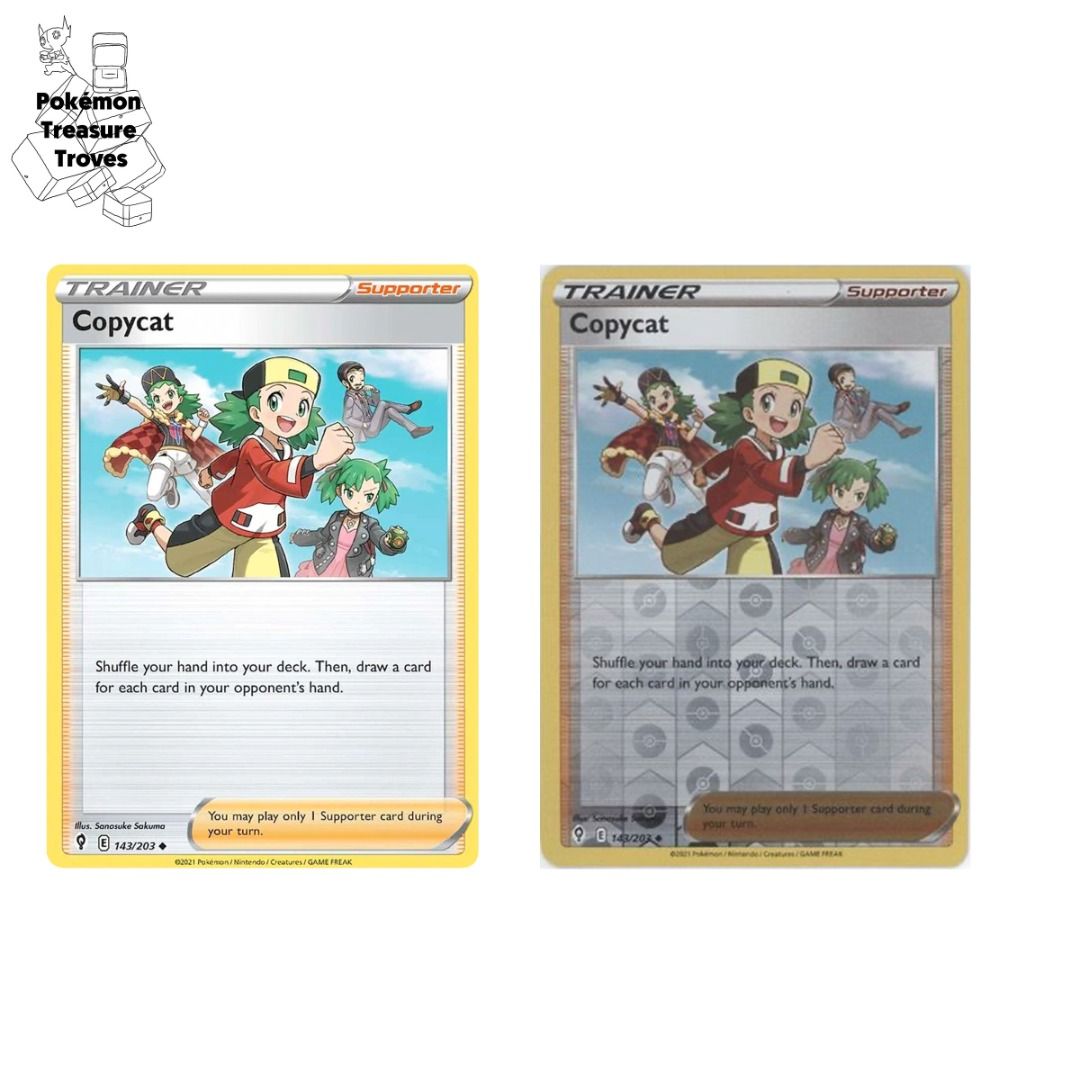 Pokemon Evolving Skies Copycat Card Set, Hobbies & Toys, Toys & Games ...