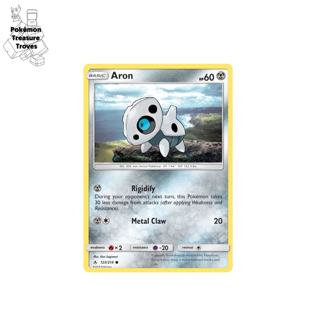 aron basic pokemon card