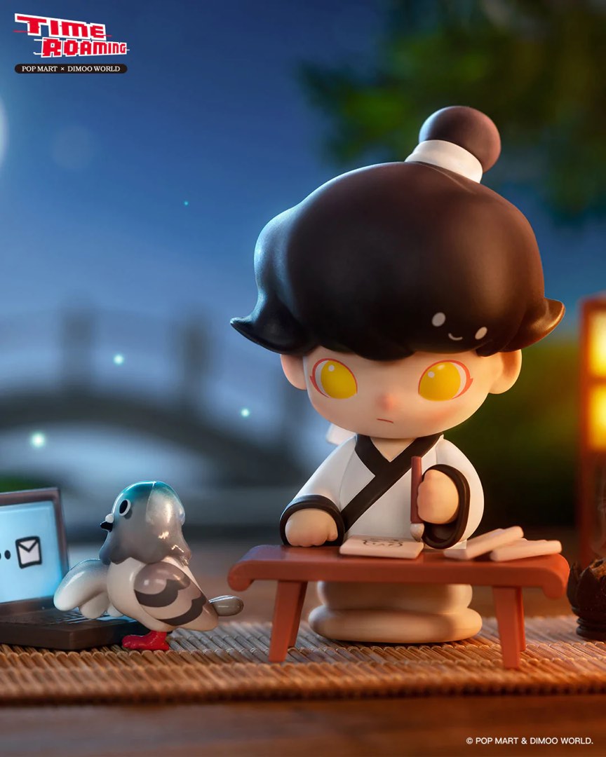 POPMART Dimoo Time Roaming Series | Messenger Pigeon, Hobbies & Toys ...