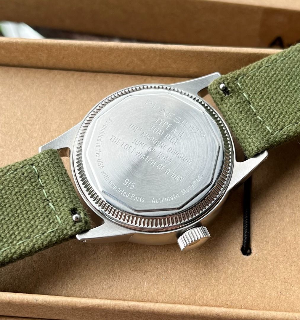 Praesidus Tom Rice A-11 Automatic Watch, Men's Fashion, Watches ...