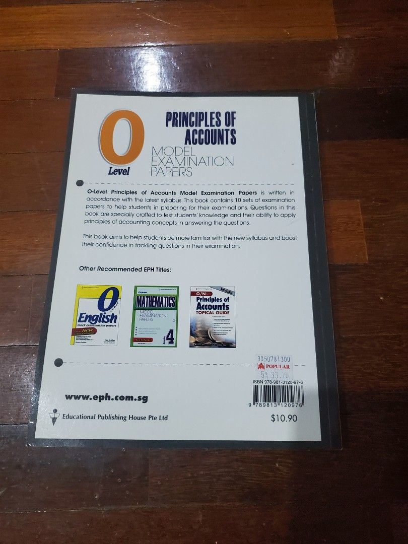 Principles of Accounts book, Hobbies & Toys, Books & Magazines ...