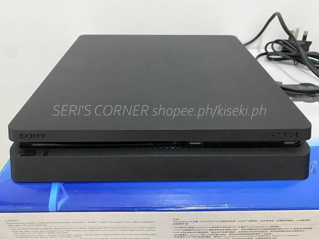 PS4 1TB Console with 2 original DS4 controllers, cooling stand, 1 ...