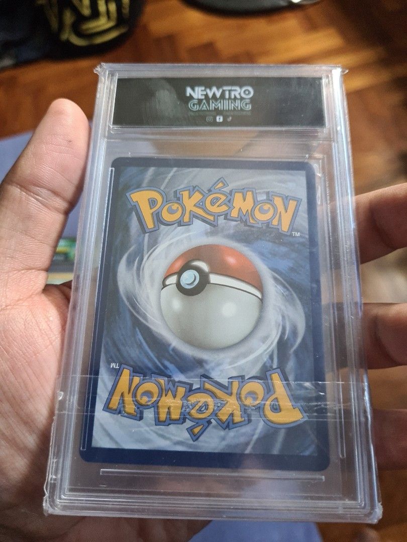 PSA STAND WITH Three Custom Slab, Hobbies & Toys, Toys & Games on Carousell