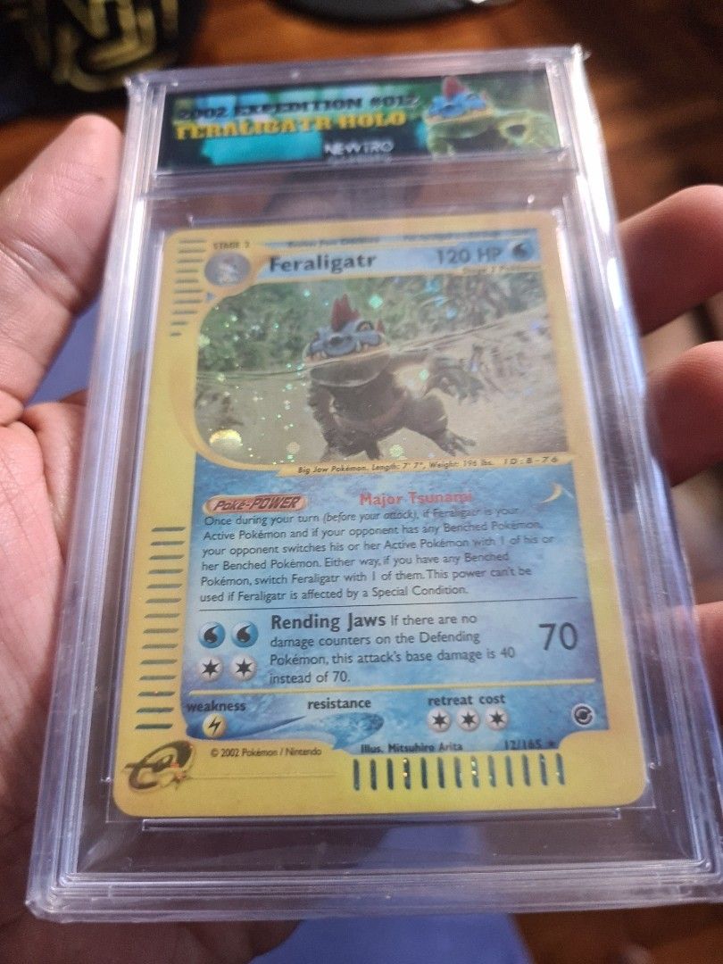 PSA STAND WITH Three Custom Slab, Hobbies & Toys, Toys & Games on Carousell