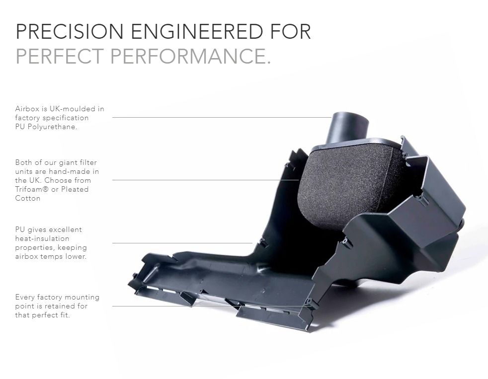 Racingline Intake system - MQB R600 Airbox: EA888.3 Foam, Cotton, MAF ...