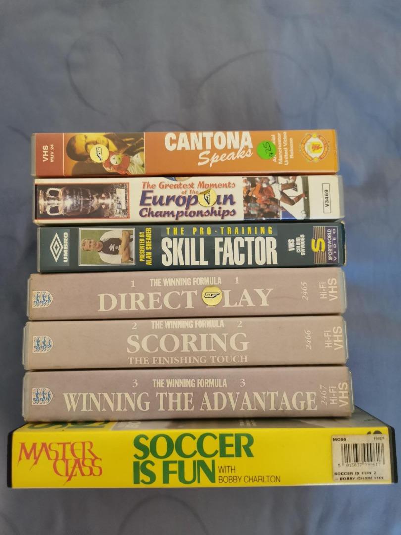 Rare Soccer VHS Tapes - Manchester United cantona + Others @ free ...