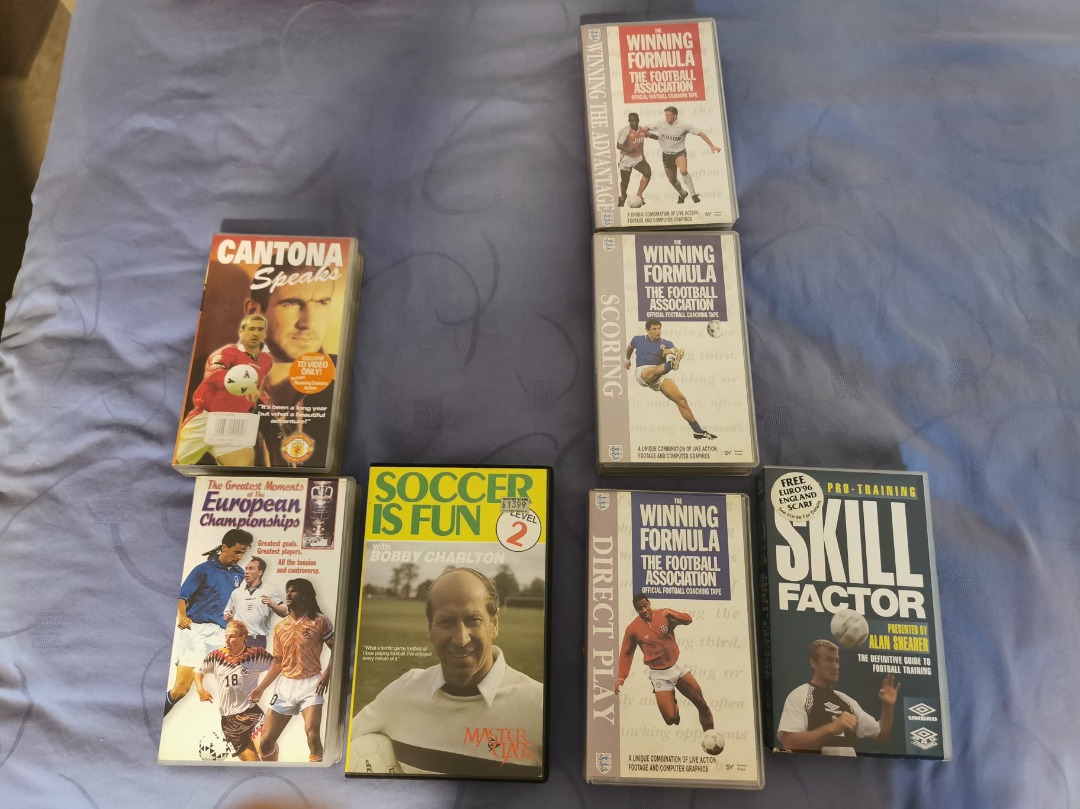 Rare Soccer VHS Tapes - Manchester United cantona + Others @ free ...