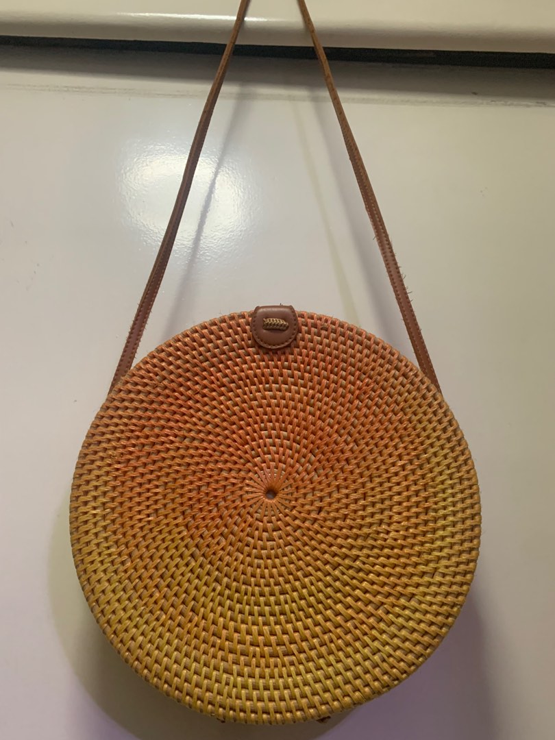 Rattan Bag, Women's Fashion, Bags & Wallets, Beach Bags on Carousell