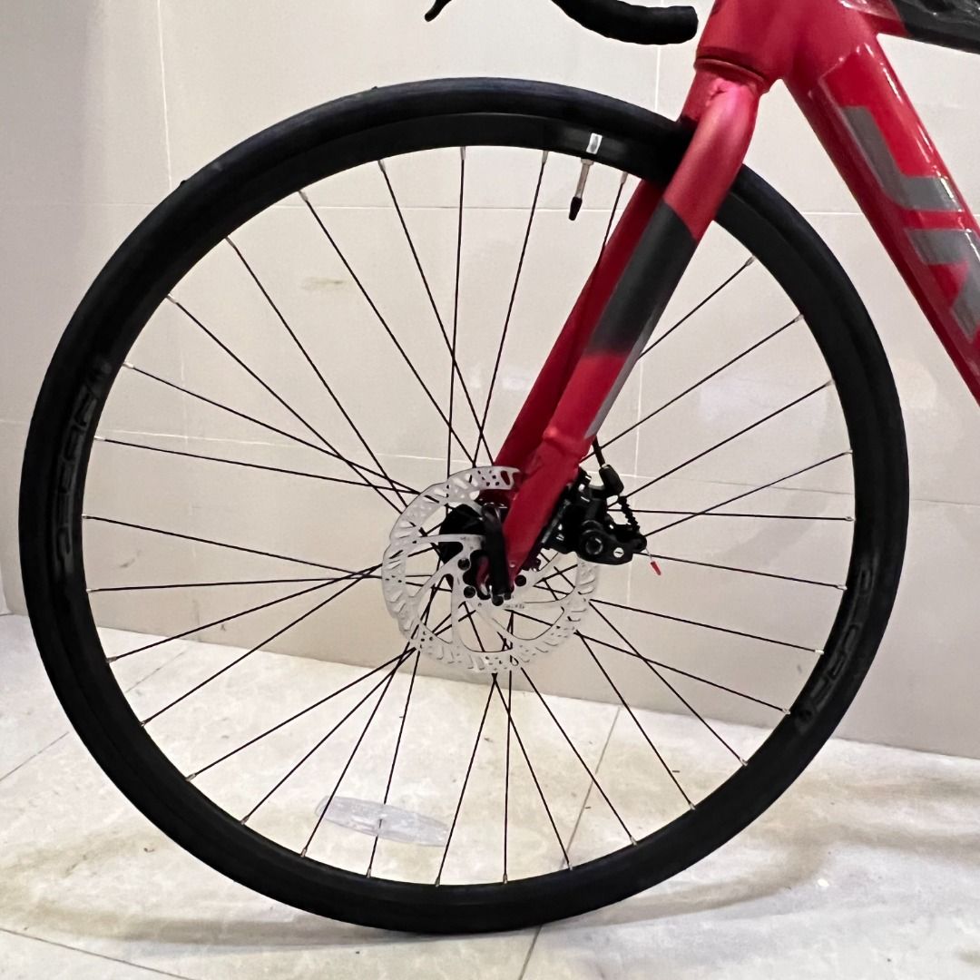 Red Colour JAVA RONDA DISC Road bike Intergated handlebar Mix 700C 2 ...