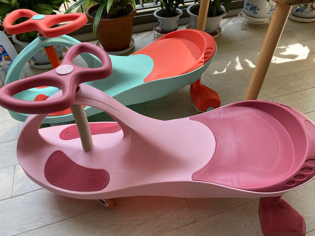 Self Powered Ride On Swing Cars $50 for Both, Babies & Kids, Going Out ...