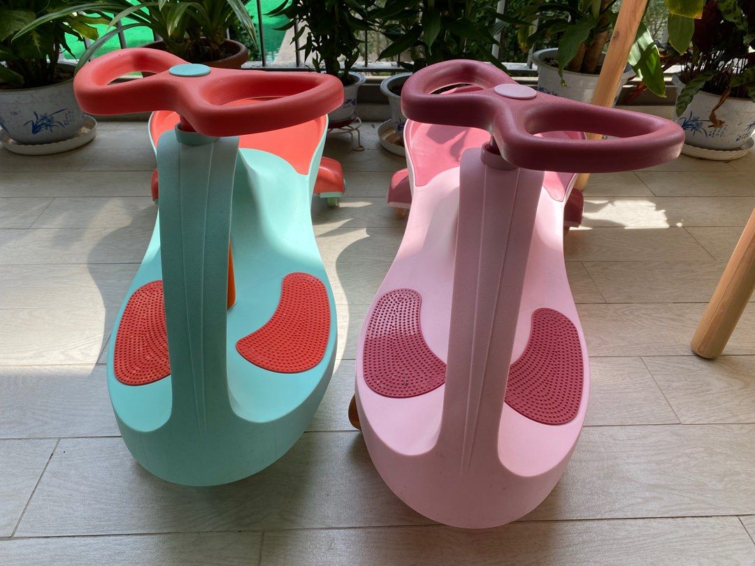 Self Powered Ride On Swing Cars $50 for Both, Babies & Kids, Going Out ...