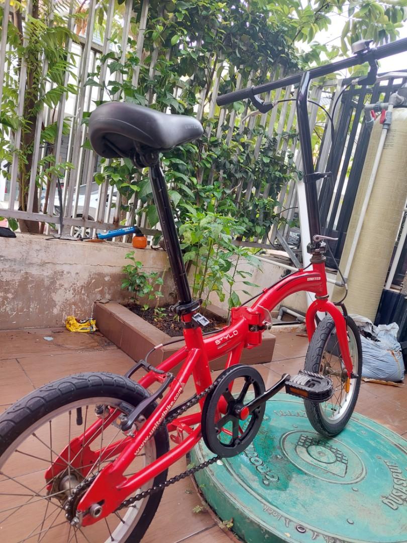Sepeda Lipat United Stylo 16 Mulus, Olah Raga, Sepeda di Carousell