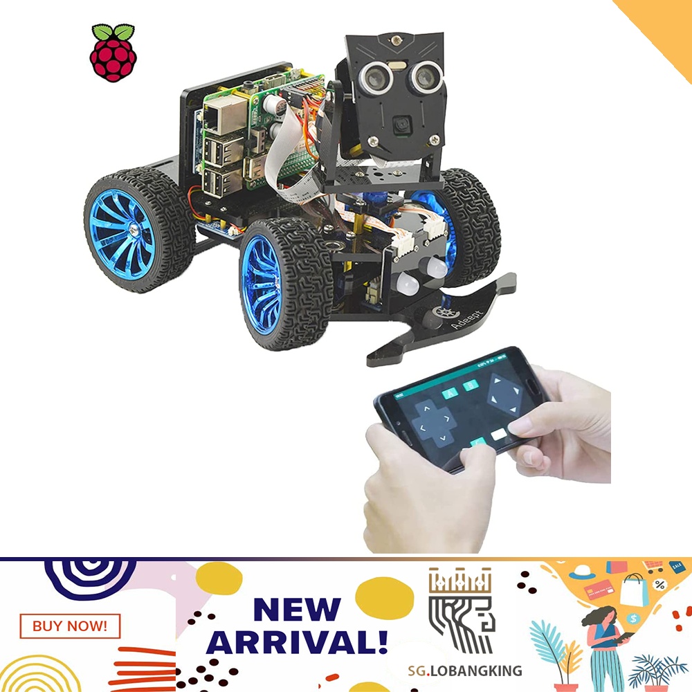 [sg stock] Adeept Mars Rover Picar-B Wireless Smart Robot Car Kit for ...