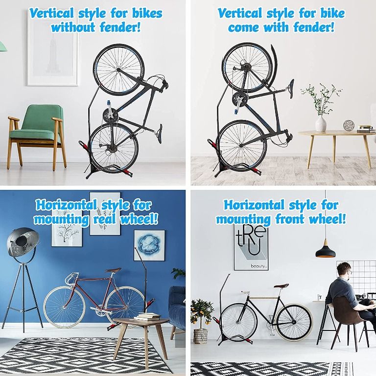 [sg stock] JAPUSOON Bike Stand Vertical Bike Rack,Upright Bicycle Floor ...