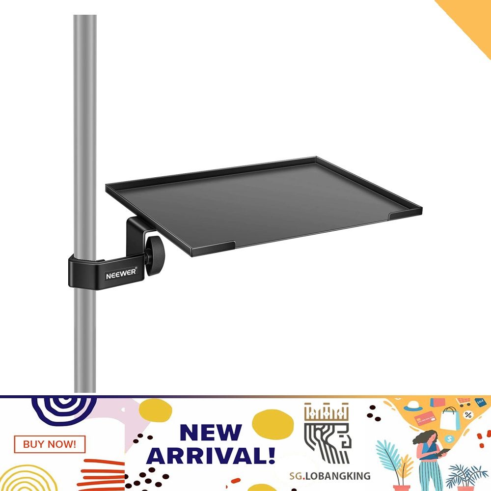 [sg stock] Neewer Clamp-On Laptop Notebook Rack Tray Holder, Made of ...