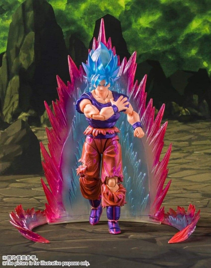 S.H.Figuarts SHF dragon ball super z son Goku Kaioken super saiyan blue ...