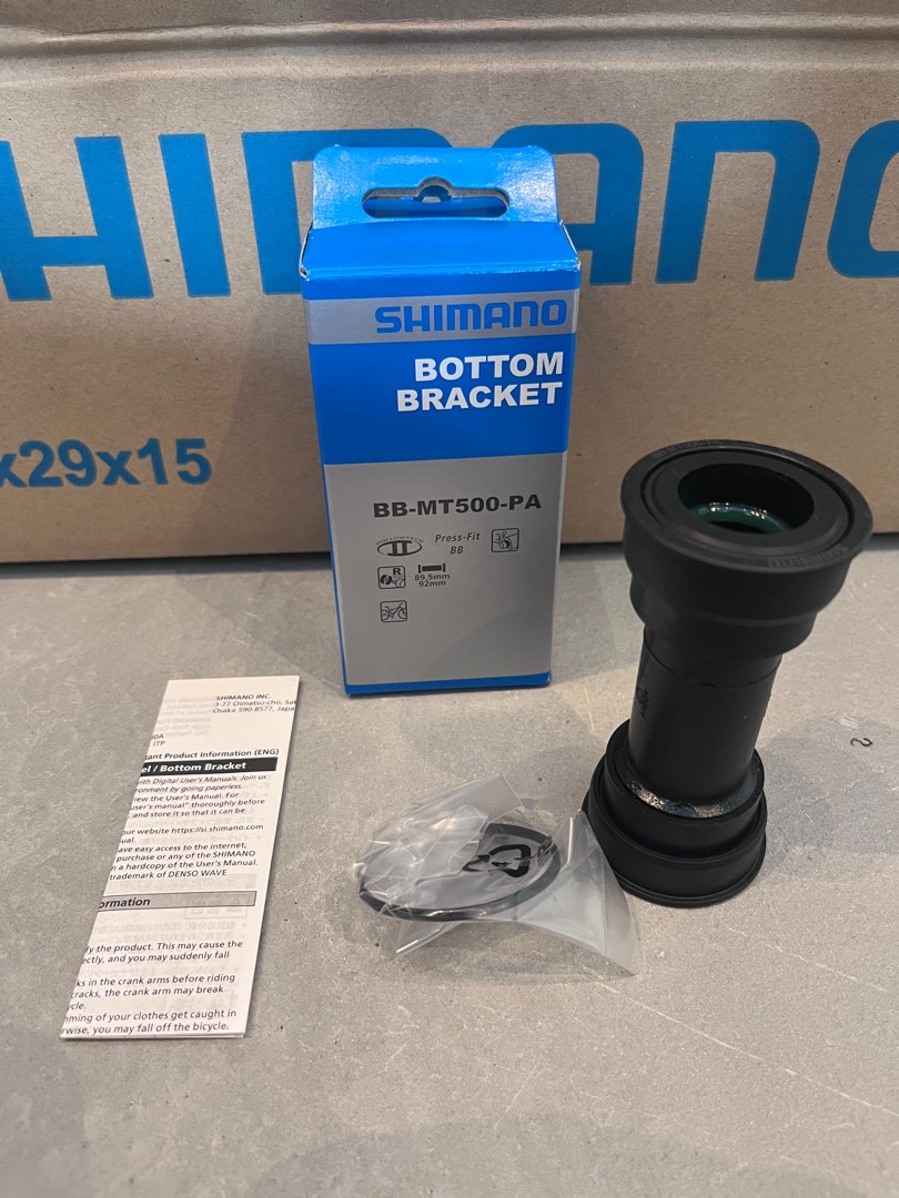 Shimano Deore Press Fit Bottom Bracket BB MT500-PA, Sports Equipment, Bicycles & Parts, Parts ...