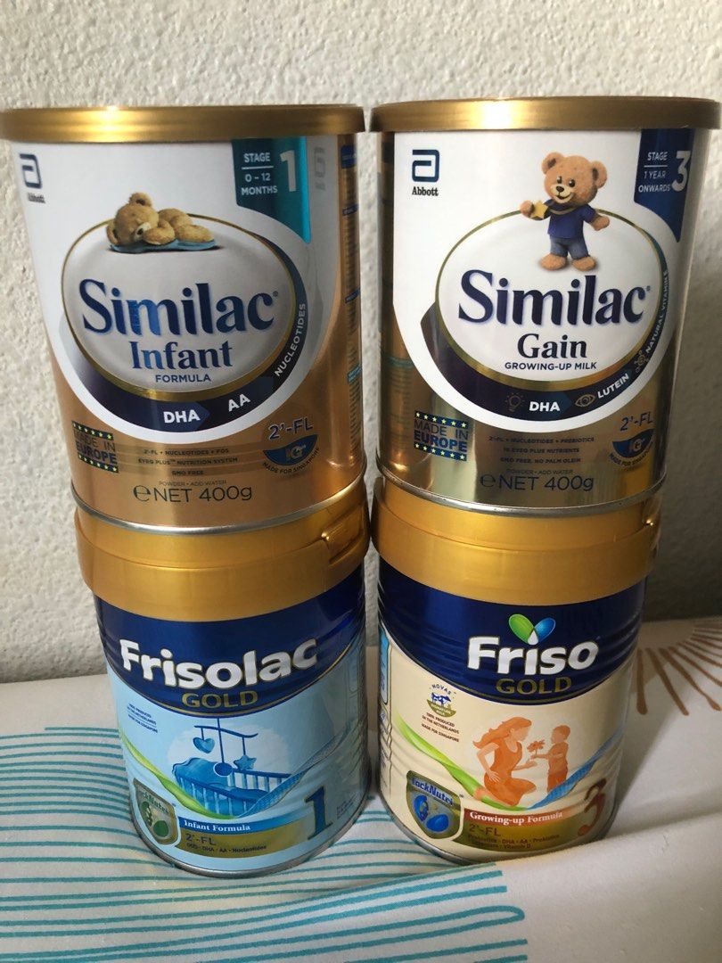 Similac stage 1, Similac stage 3, Friscolac stage 1 & Friso gold stage ...
