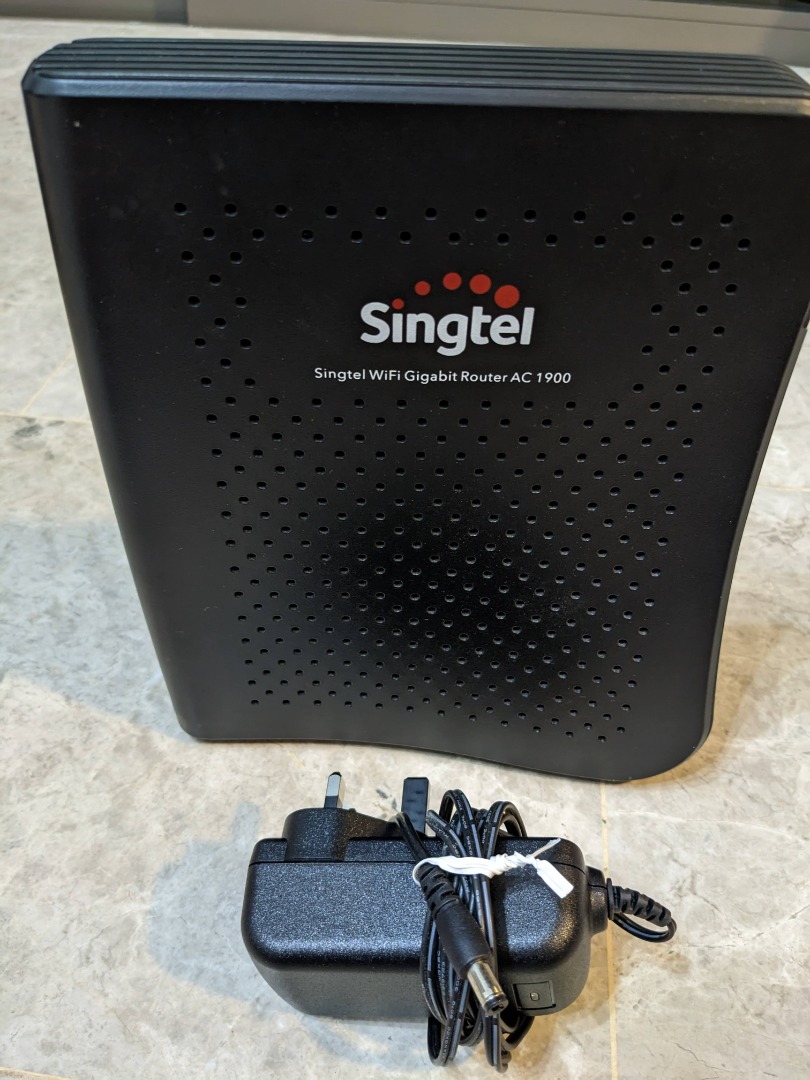 Singtel WiFi Gigabit Router AC 1900, Computers & Tech, Parts ...