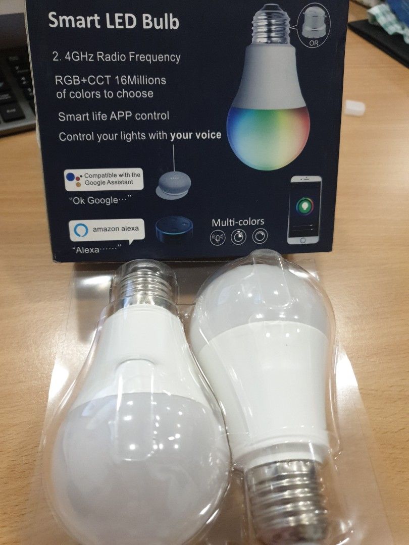 Smart LED E27 Bulb, Furniture & Home Living, Lighting & Fans, Lighting ...