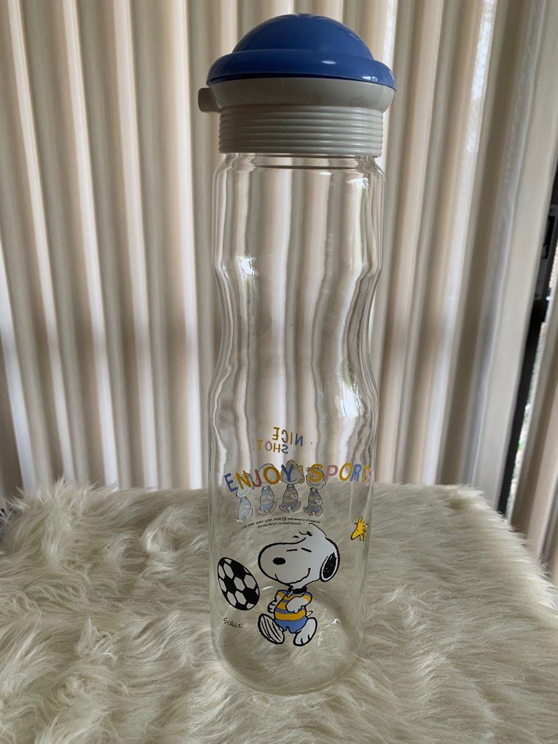 Snoopy and Friends glass pitcher, Furniture & Home Living, Kitchenware ...