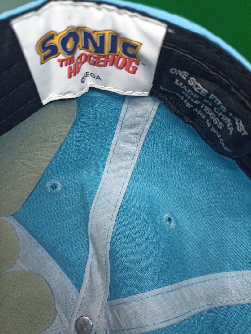 Bioworld Sonic The Hedgehog Green Hill Zone Sky Blue Snapback Hat, Men's Fashion, Watches ...
