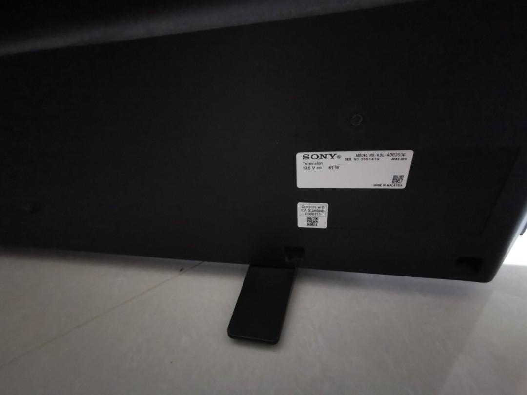 Sony bravia KDL-40R350D, TV & Home Appliances, TV & Entertainment, TV ...